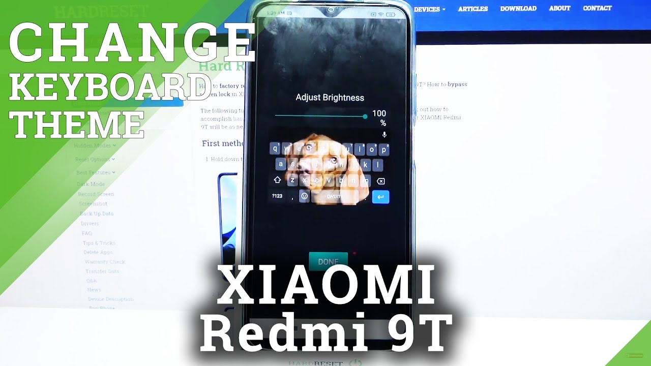 How to Change Keyboard Theme in XIAOMI Redmi 9T – Set New Keyboard ...