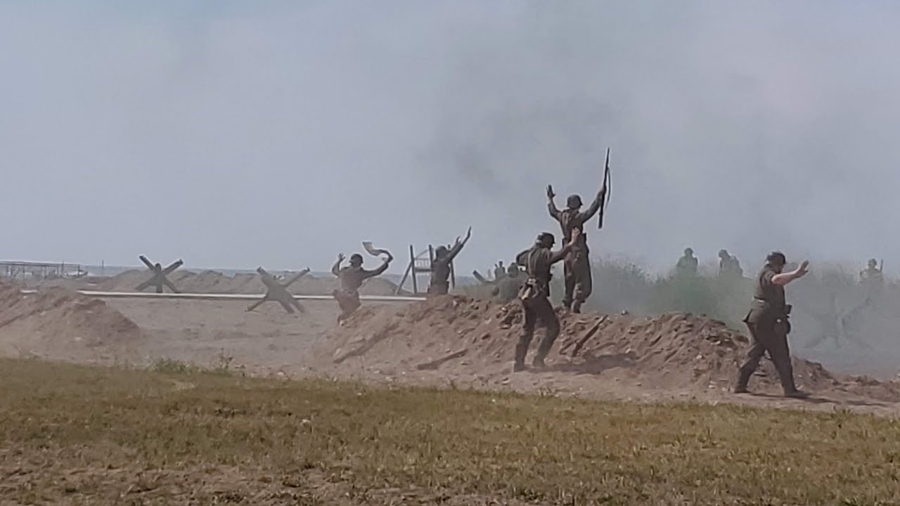 D-Day Conneaut Reenactment 2022: German ROA Beach Perspective (5:18 ...