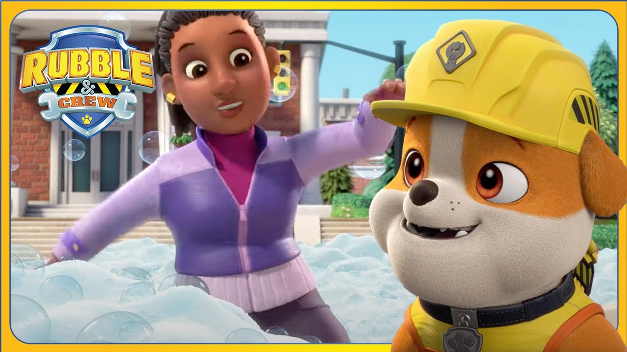 The Crew Fixes a Slippery Mess | Rubble and Crew | Cartoons for Kids ...