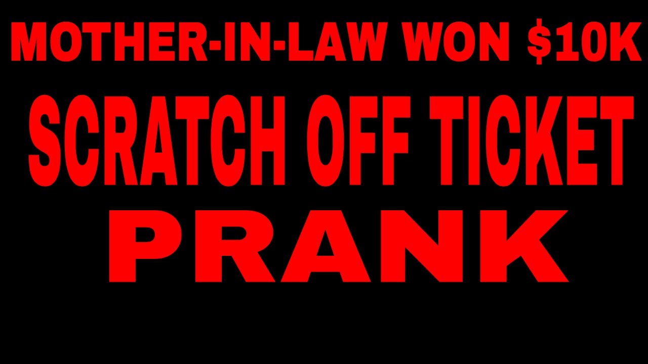 Fake Scratch off ticket Prank, ( must see) ... - YouTube