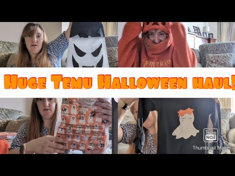 Huge Temu Halloween haul! - YouTube