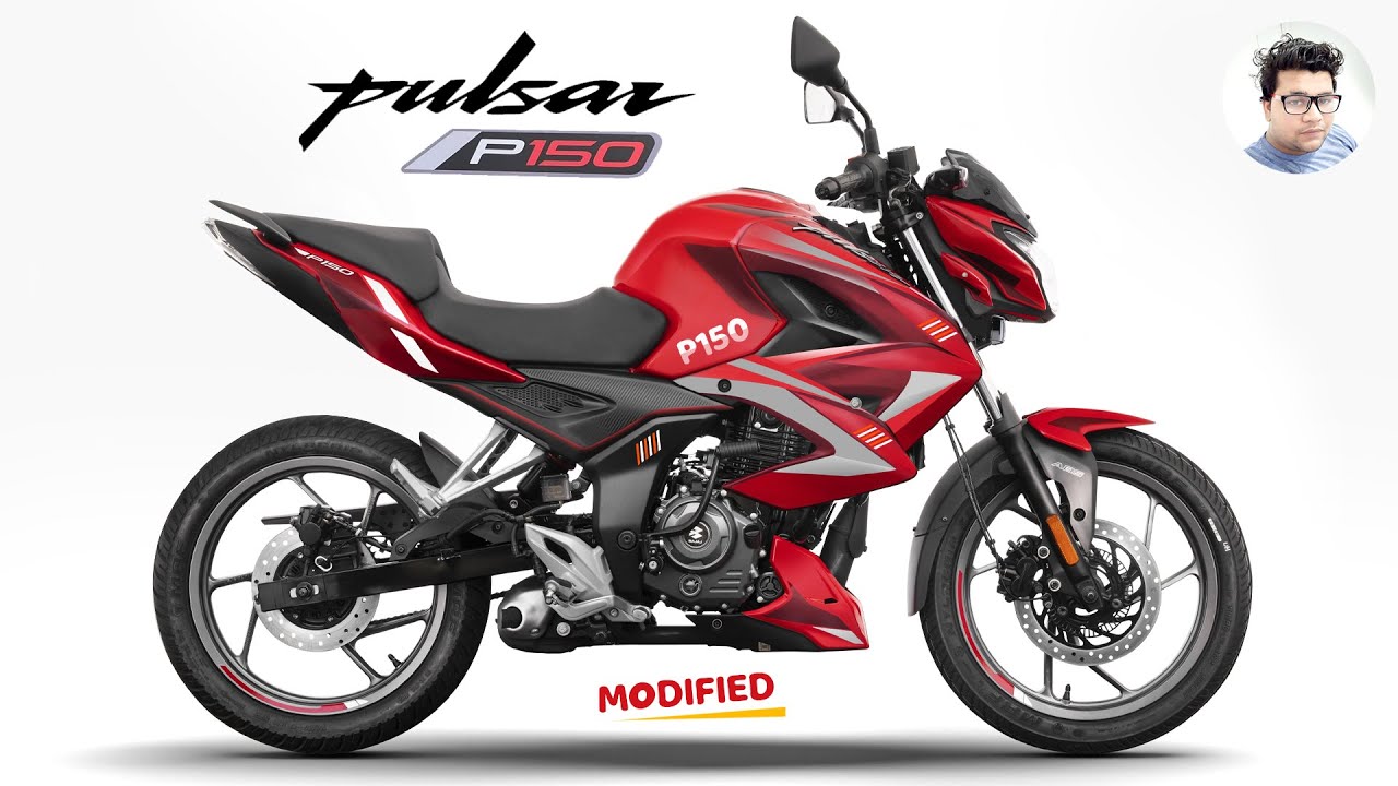 New - Bajaj Pulsar P150 Bike Modified (Gat a New Look) - YouTube