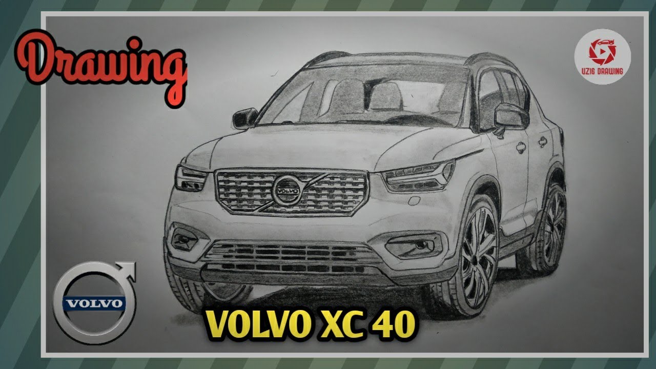Drawing 2020 Volvo XC40 - YouTube
