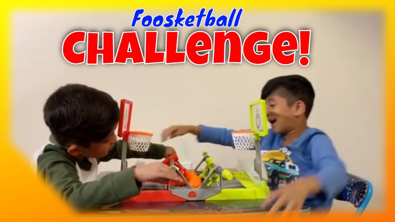 Foosketball Game Unboxing, Combination of Football and Basketball ...