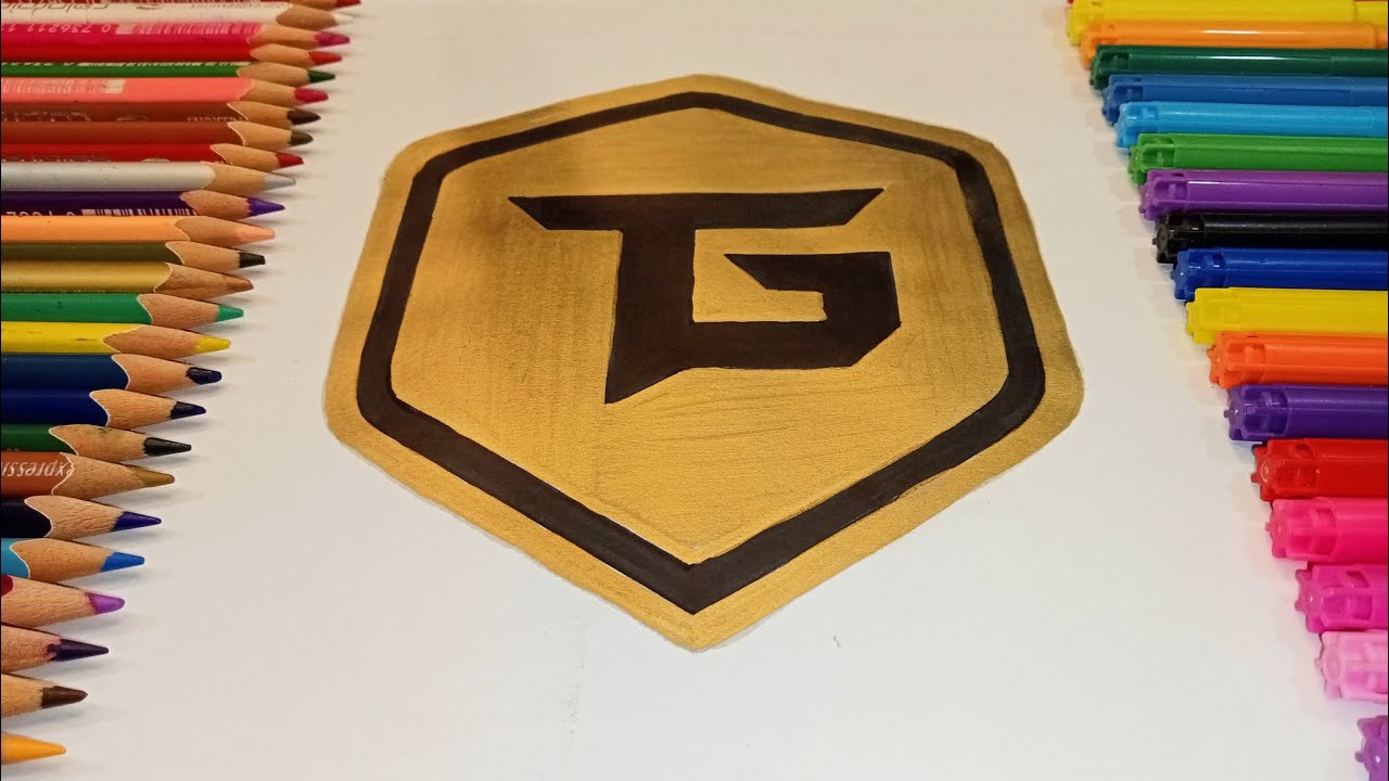 😍"TECHNO GAMERZ" ️ LOGO 🔥 DRAWING 💯 - YouTube