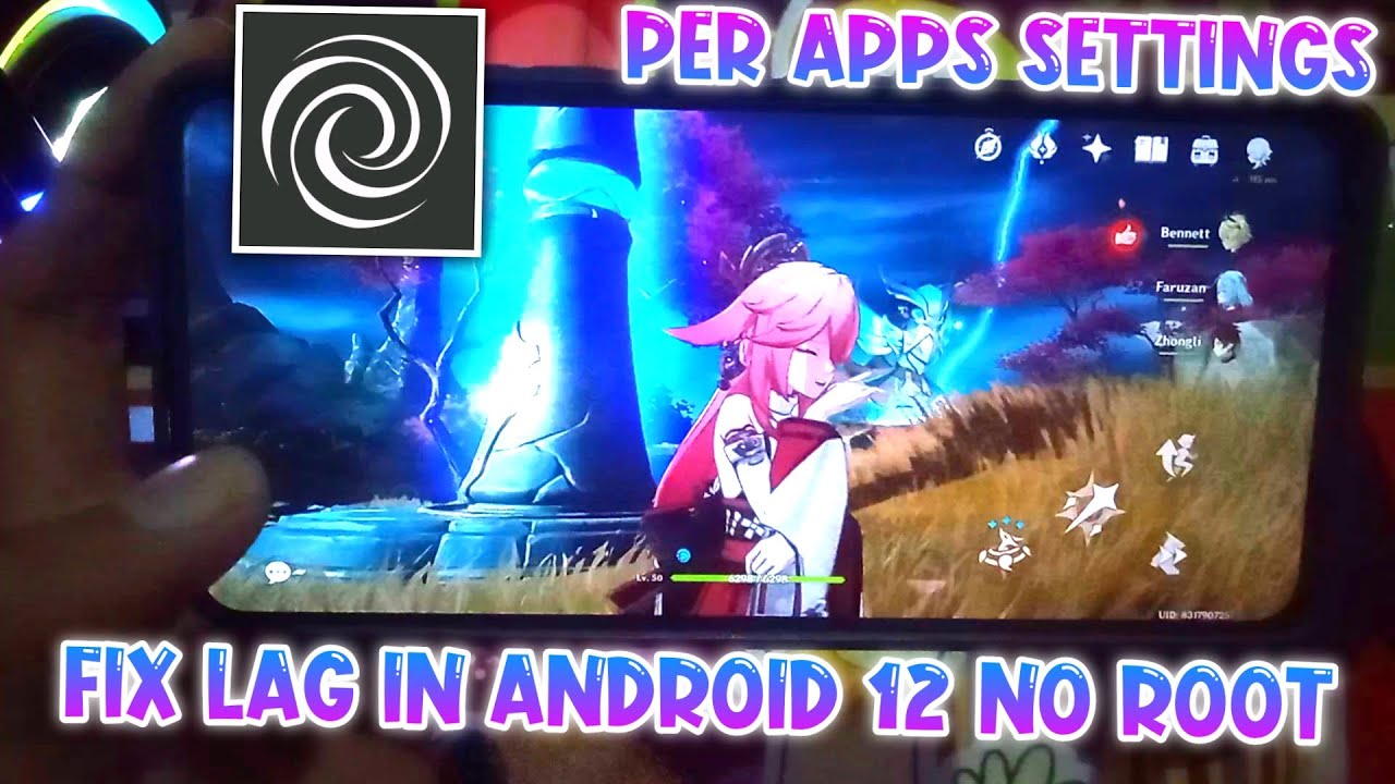 GOODBYE LAG | CARA AKTIFKAN FITUR GAMING ANDROID 12 || DOWNSCALE APPS ...