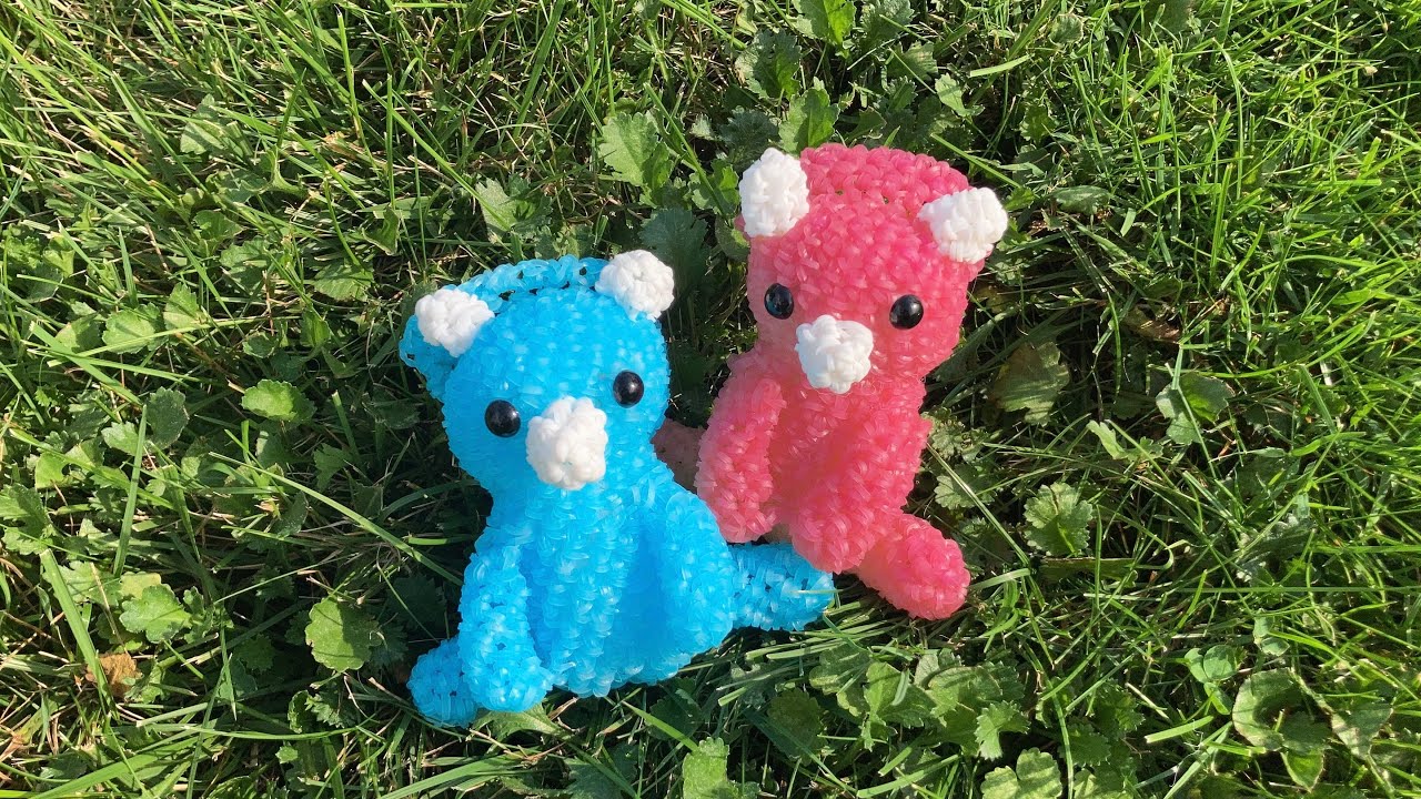 Loomigurumi Triceratops Tutorial~Rainbow Loom - YouTube