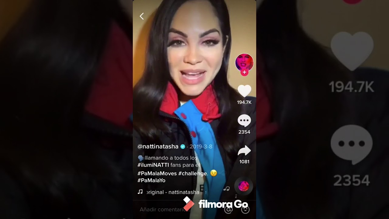 El perfil de TikTok de Natti Natasha!!! - YouTube