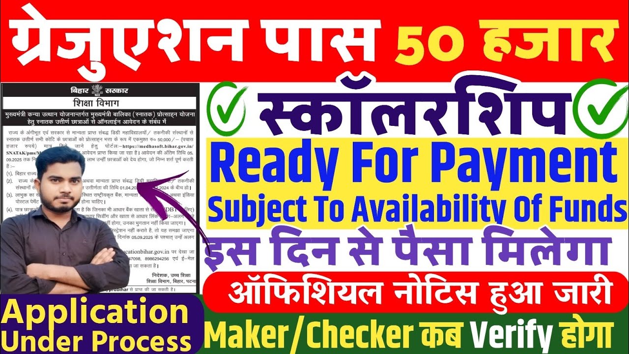 Ready For Payment Subjects To Availability Of Funds|Application Under ...