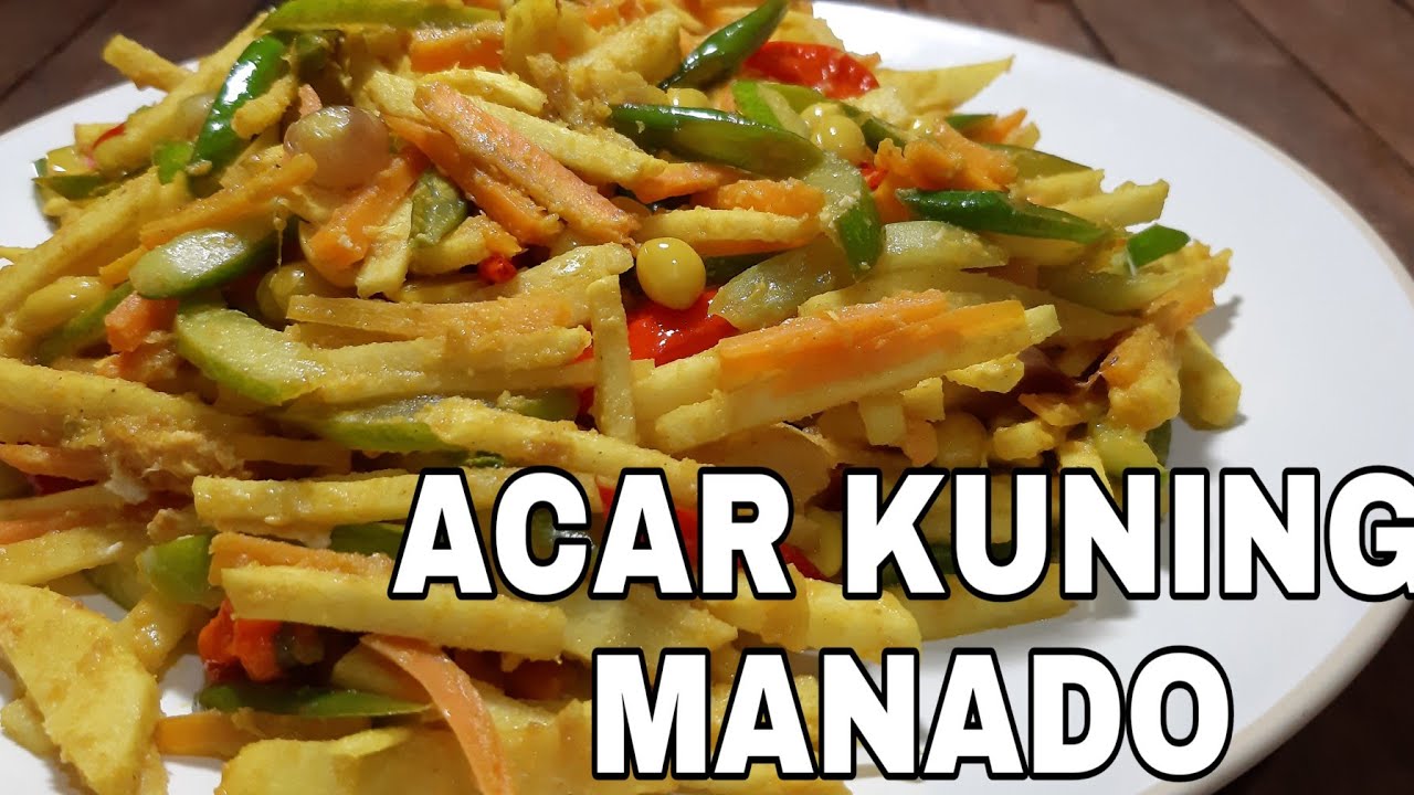 Cara Memasak Acar Kuning Manado - YouTube