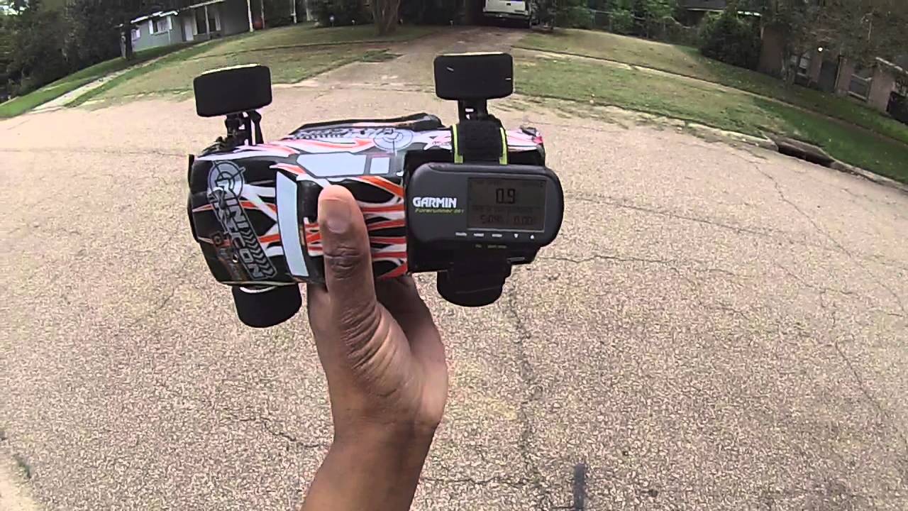 1/18 HPI mini recon speed run 41.8mph - YouTube