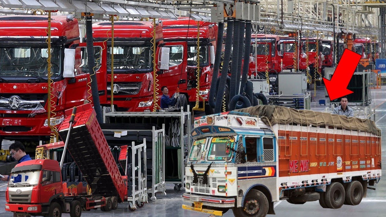देखिए फैक्ट्री में किस तरह बनते है ट्रक ,देखकर जरुर चौक जाओगे |TRUCK ...