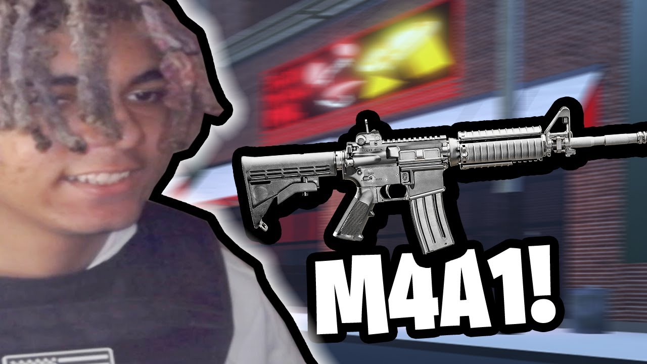 First Time Using The M4A1 In Criminality (Roblox Criminality) - YouTube