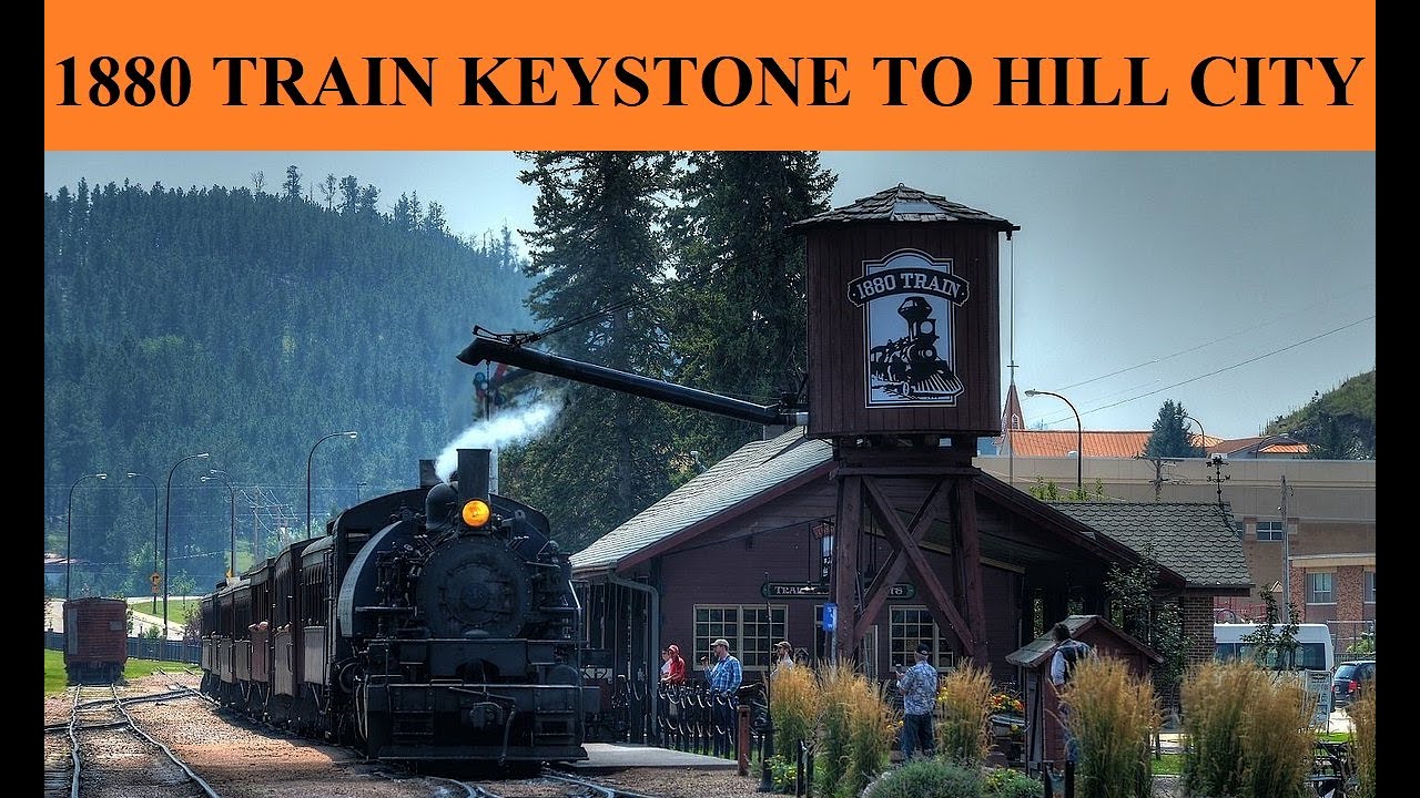 1880 TRAIN KEYSTONE TO HILL CITY - YouTube