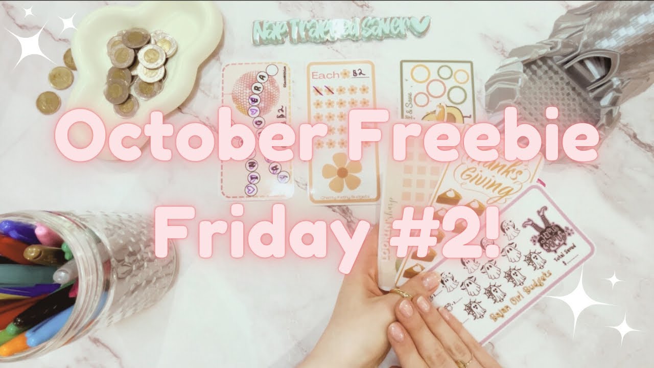 October Cash Stuffing Mini Savings Challenges for Freebie Friday! Ep. 2 ...