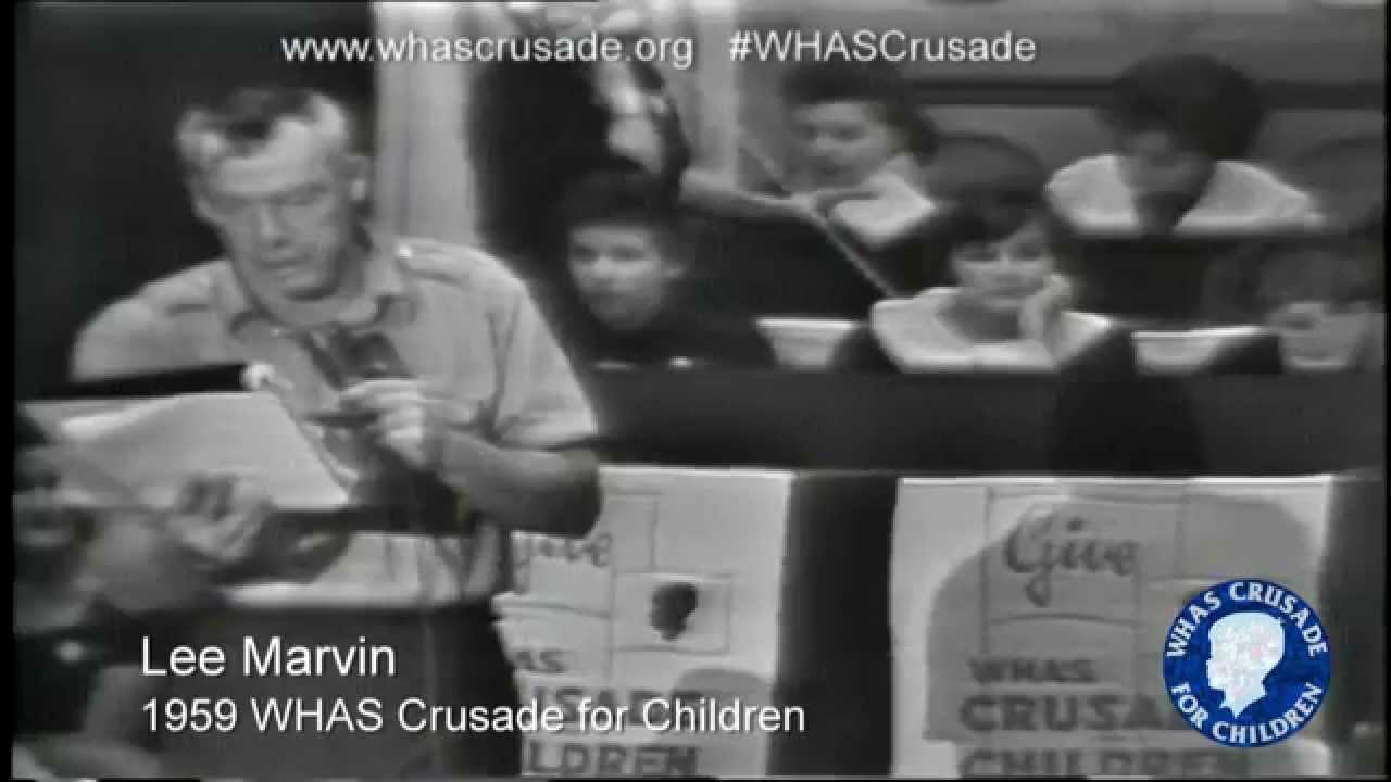Lee Marvin on the 1959 WHAS Crusade for Children telethon - YouTube