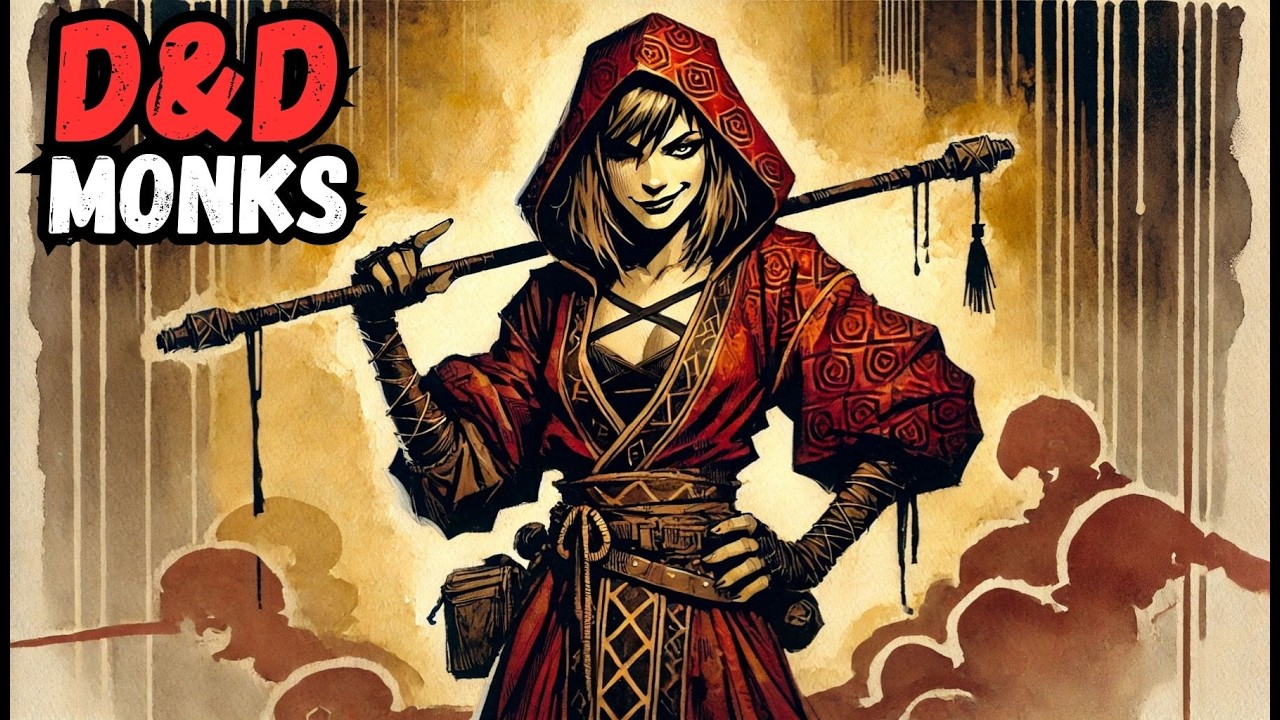 How to Play a Powerful Monk in D&D: EPIC Tips & Tricks - YouTube