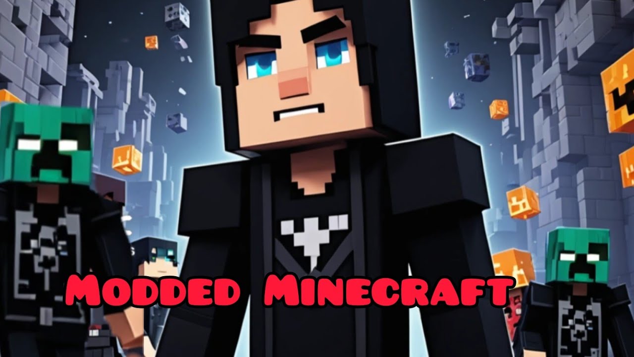 Playing modded minecraft ( updated texure pack ) - YouTube