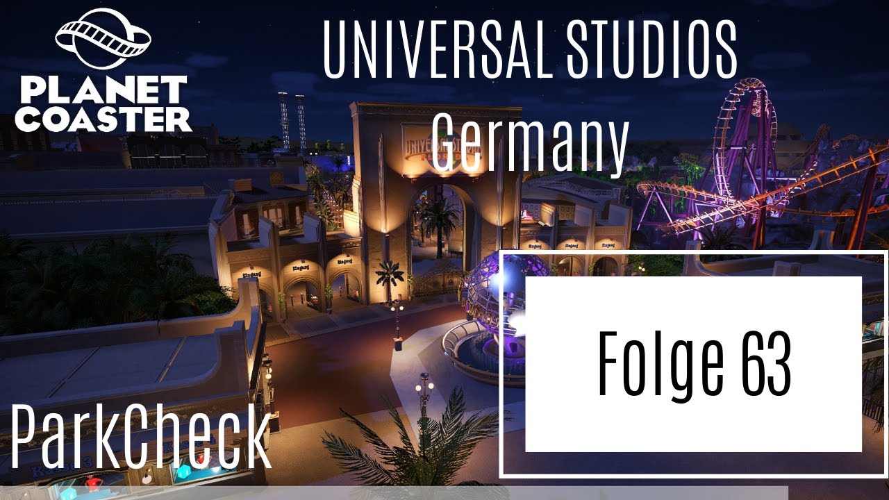 Planet Coaster - ParkCheck - Folge 63 - Universal Studios Germany von ...