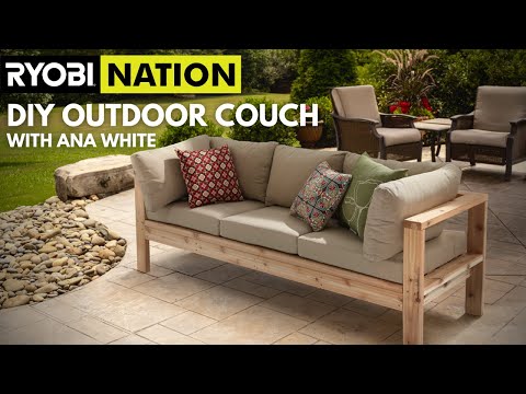 How To: DIY Outdoor Couch with Ana White