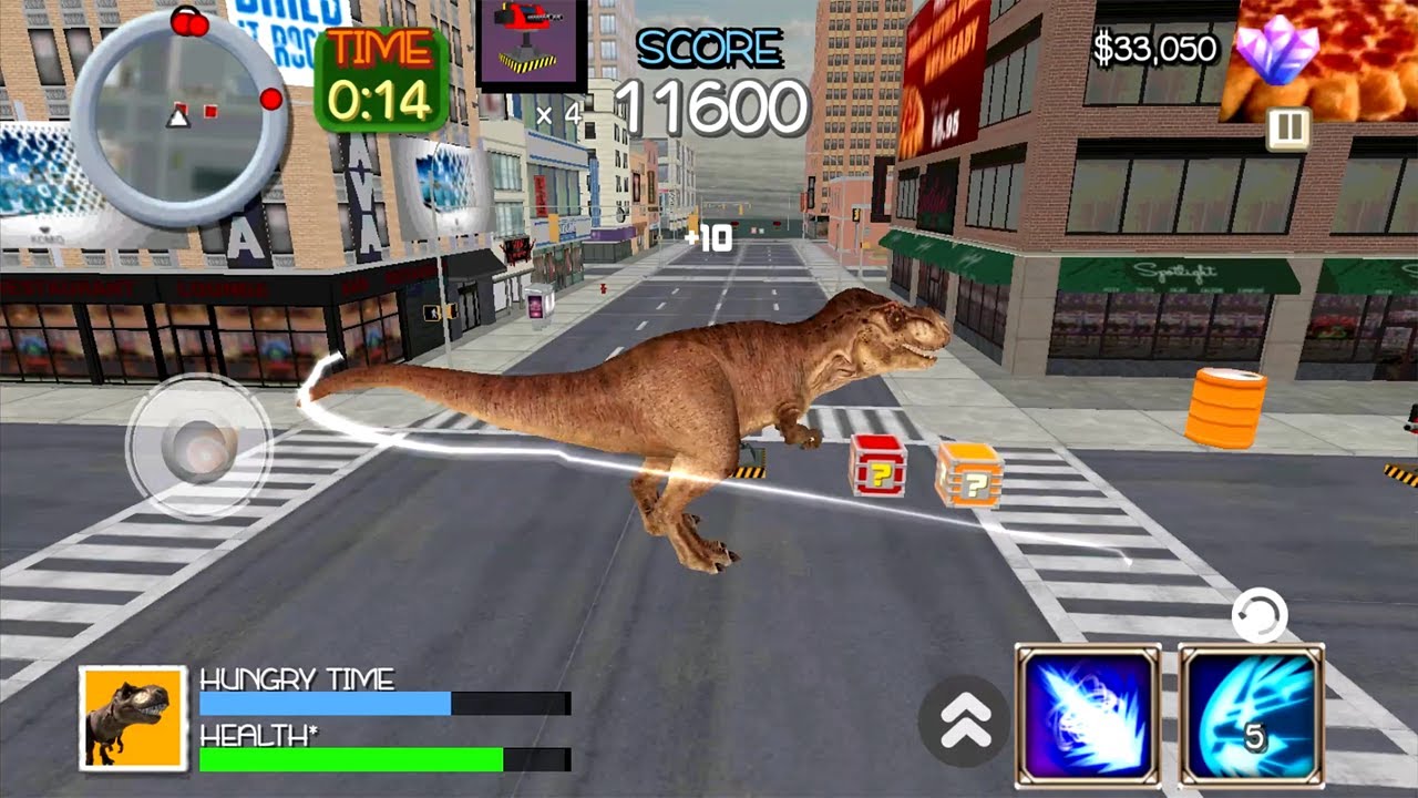 T-rex Simulator Dinosaur Games Android Gameplay - Part 1 - YouTube