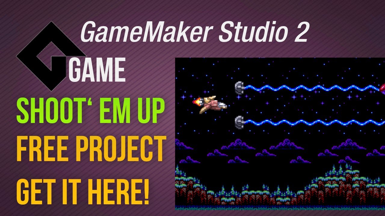 Gradius/ R-Type style FREE project [GameMaker Studio 2] - YouTube