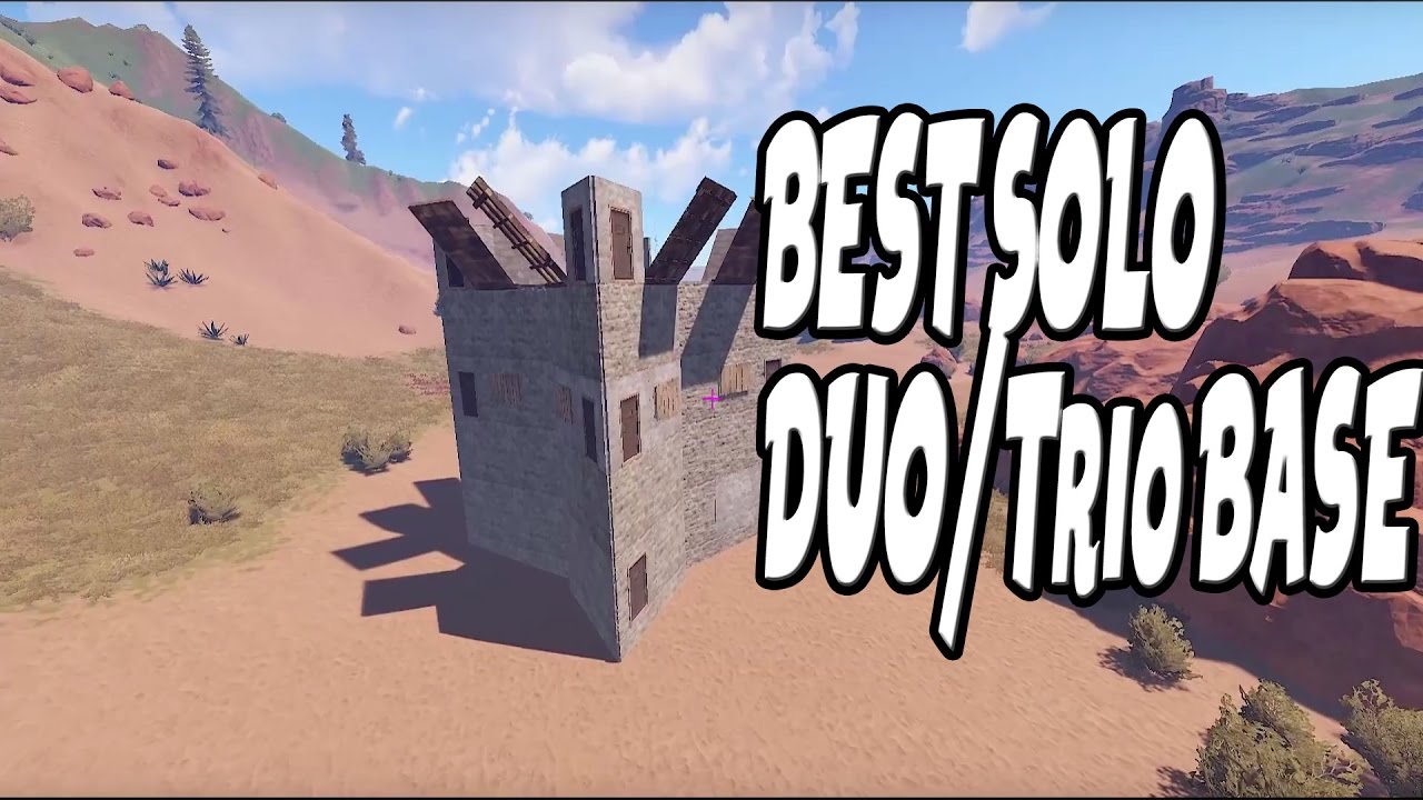 Rust | Solo/Duo/Trio Best Base Design 2017!! - YouTube