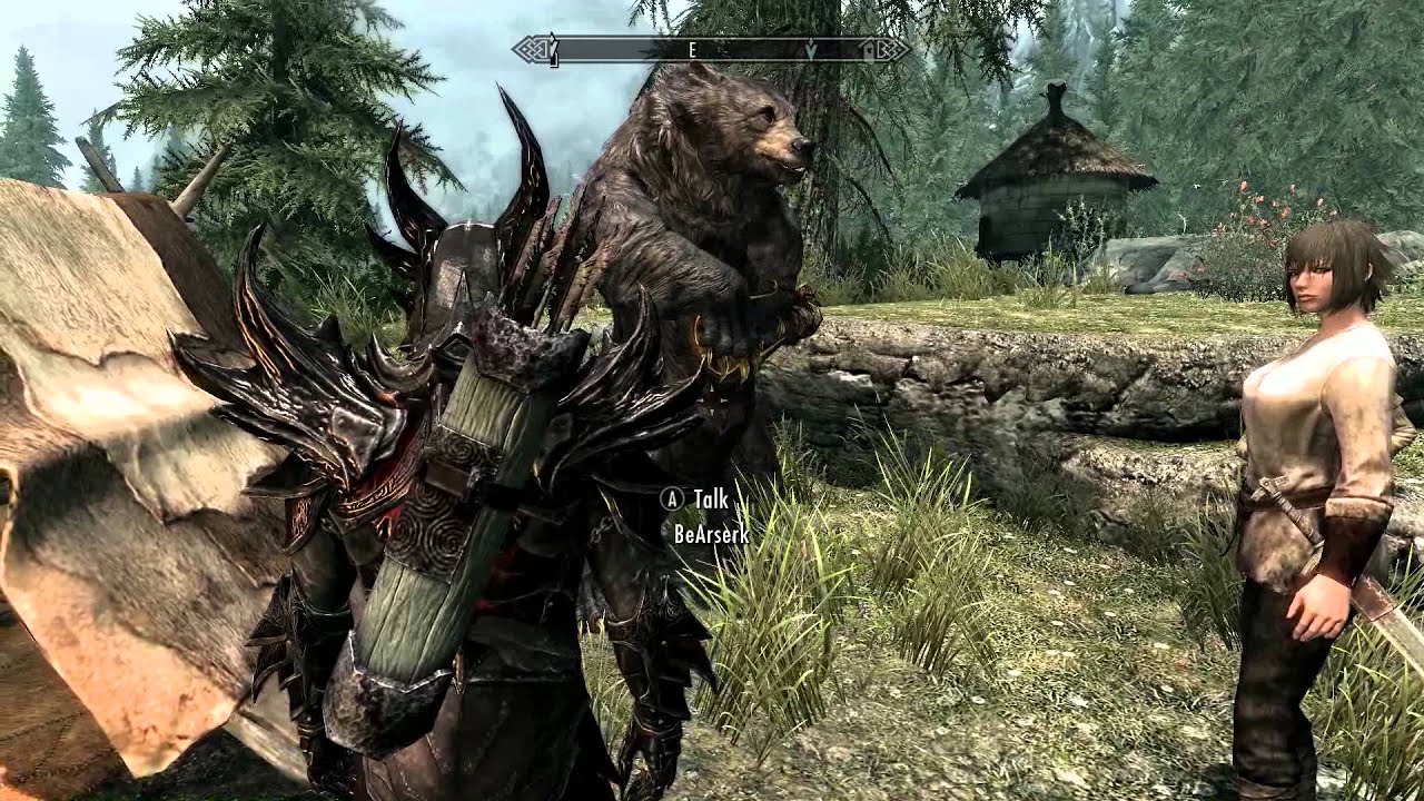 BeArserk lute playing bear - YouTube