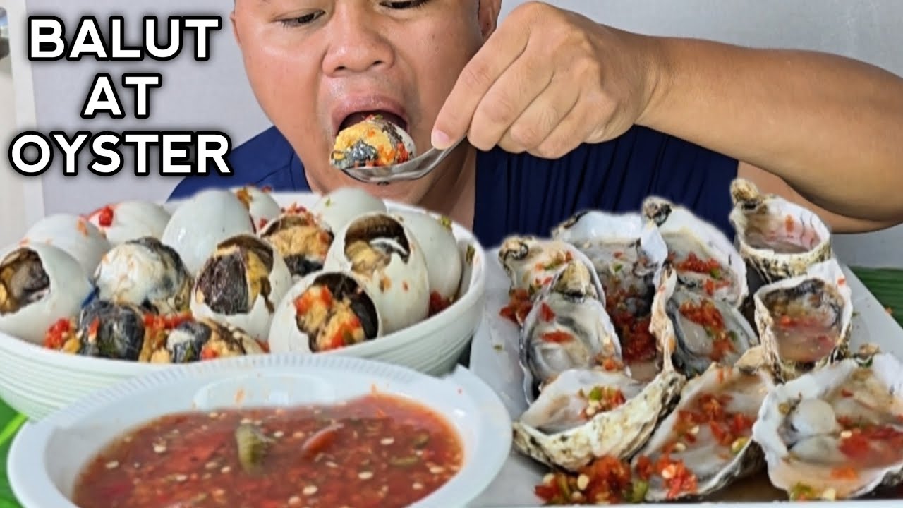 BALUT AT OYSTER | PHILIPPINES EXOTIC FOOD | MUKBANG PHILIPPINES | TOL ...