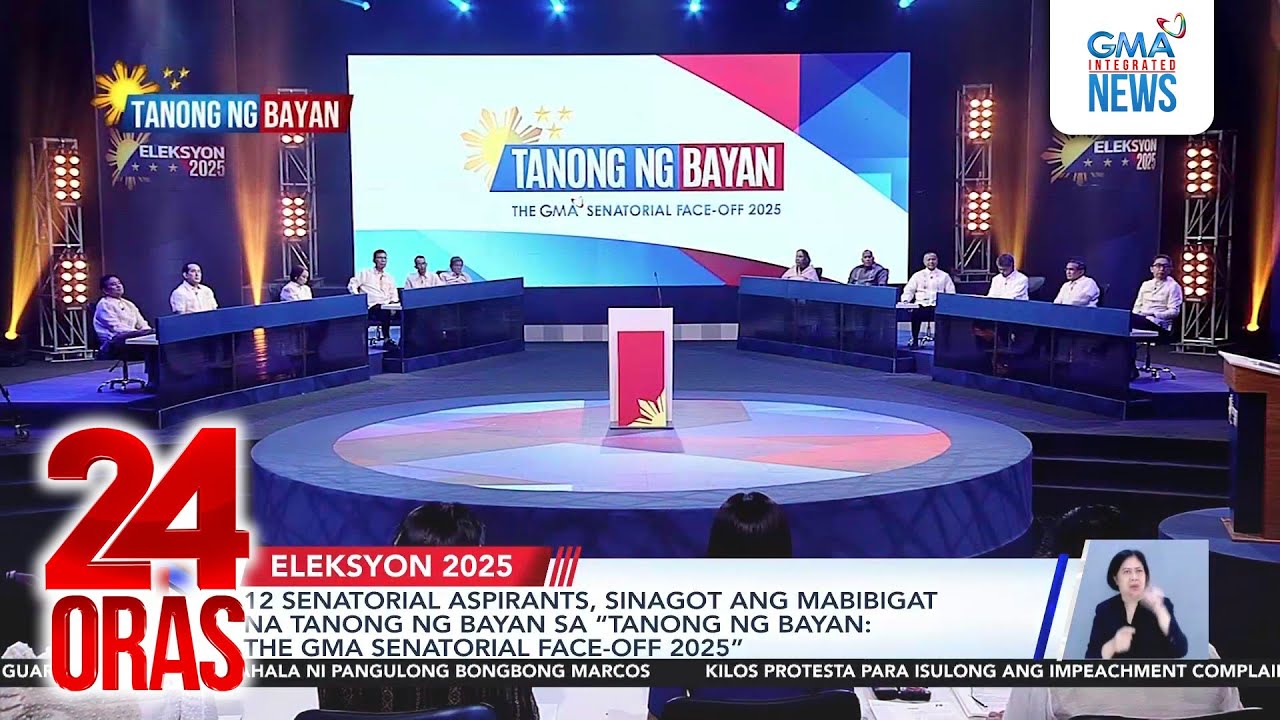 “Tanong ng Bayan: The GMA Senatorial Face-off 2025,” mapapanood na sa ...