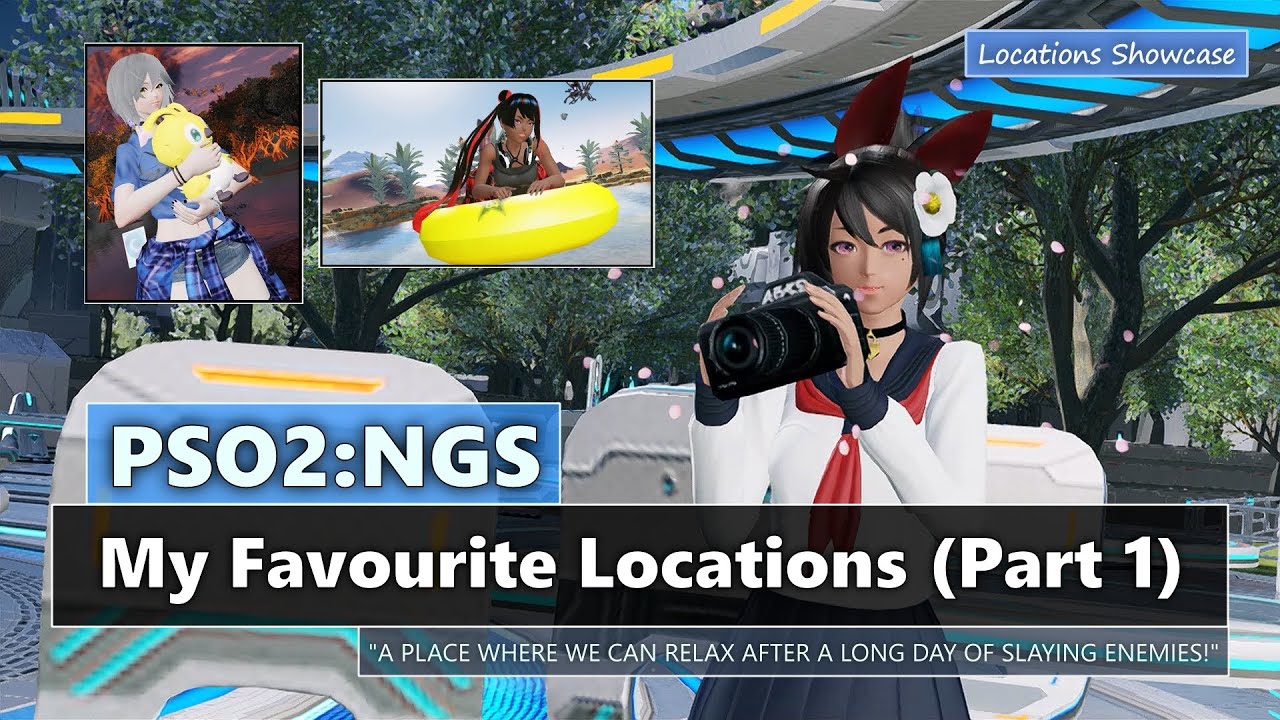 PSO2: NGS - My Favourite Locations - YouTube