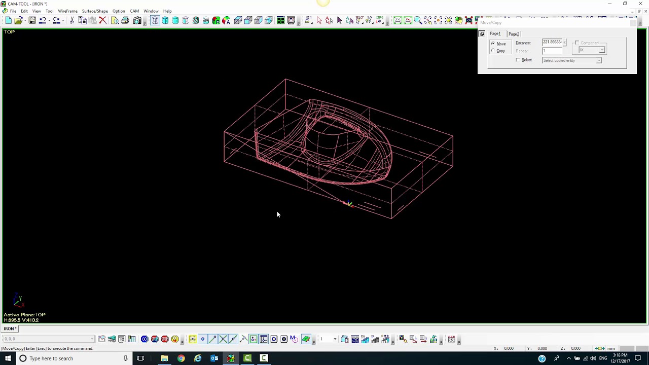 CAM TOOL V13 training video 1 1 3 Moving Model - YouTube
