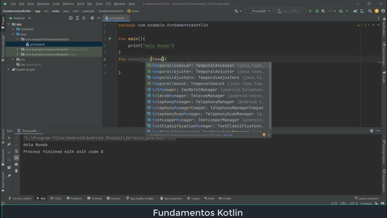 Fundamentos Kotlin 01 - YouTube