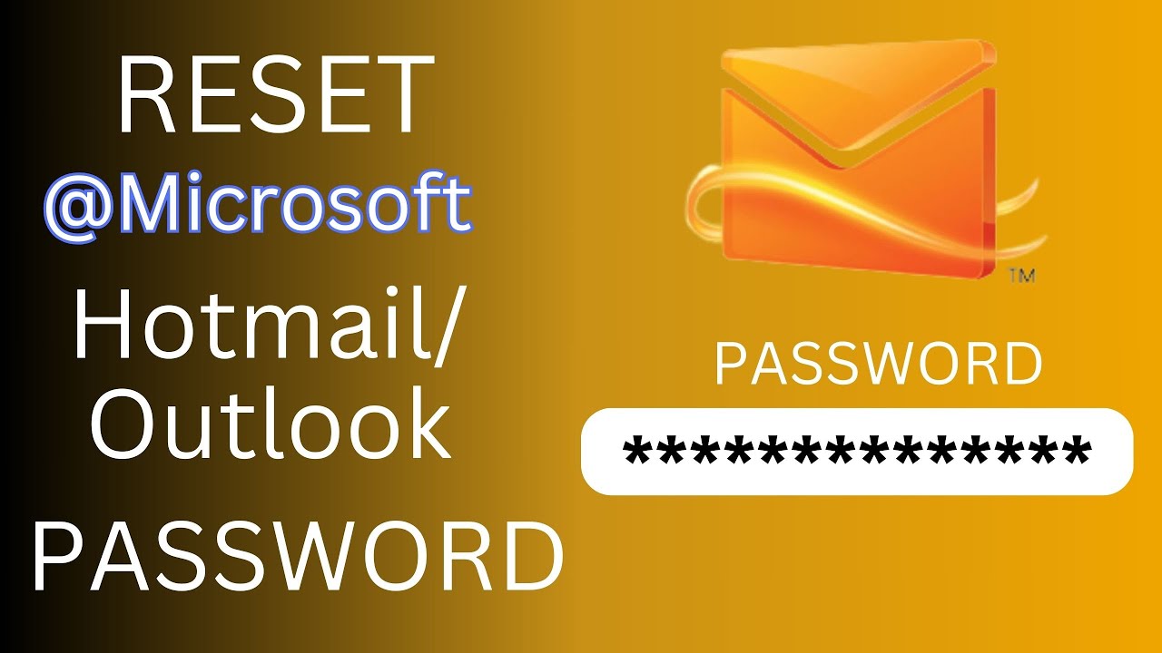 How To Reset Hotmail Password | Outlook Ka Password Kaise Change Kare ...