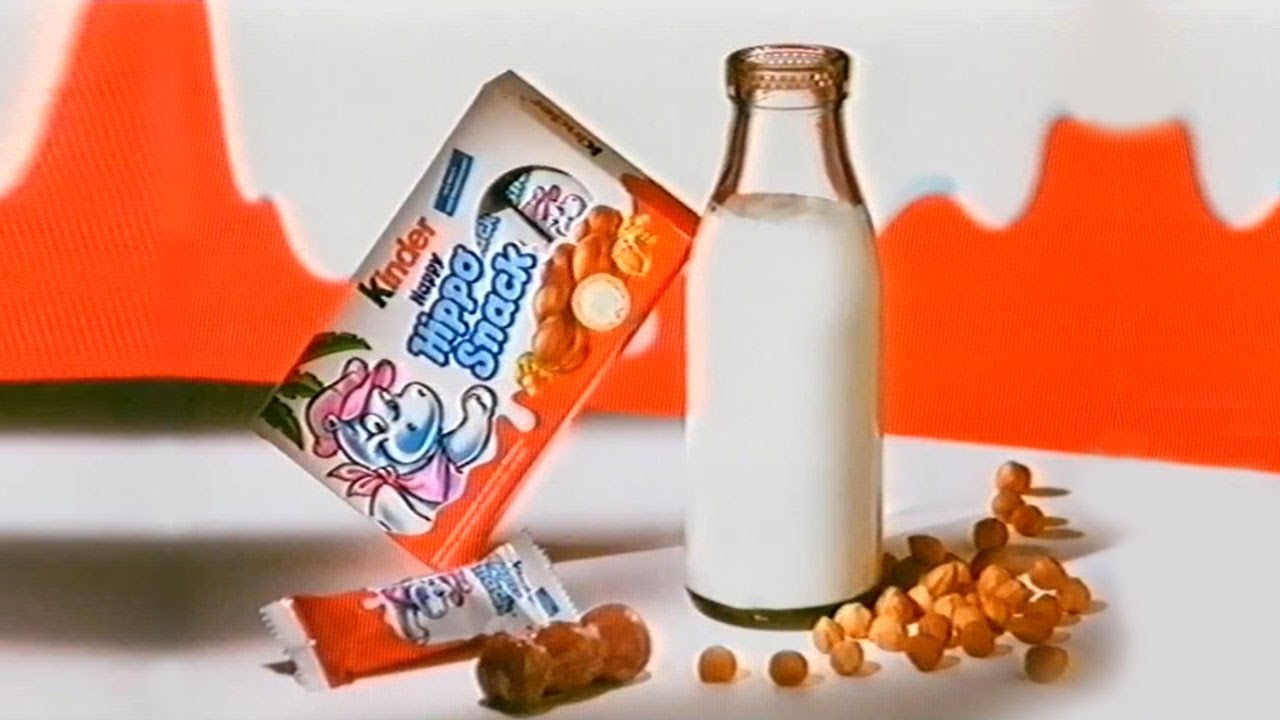 Kinder Happy Hippo Snack Werbung 1998 - YouTube