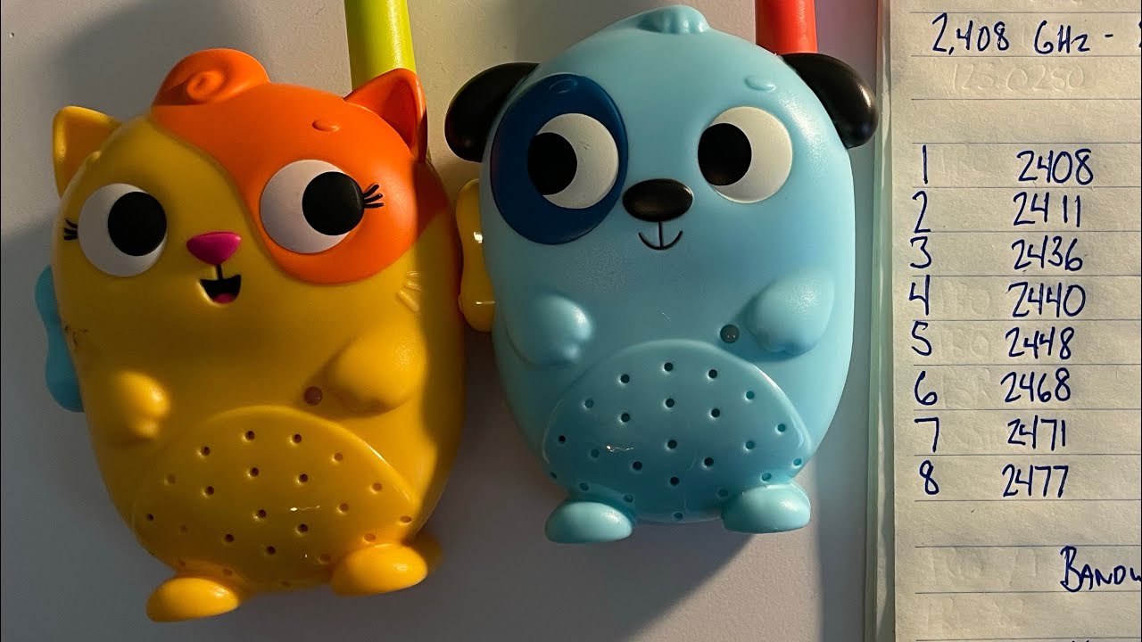 2.4 GHz Short Range Digital Walkie Talkies GFSK Modulation Digital ...