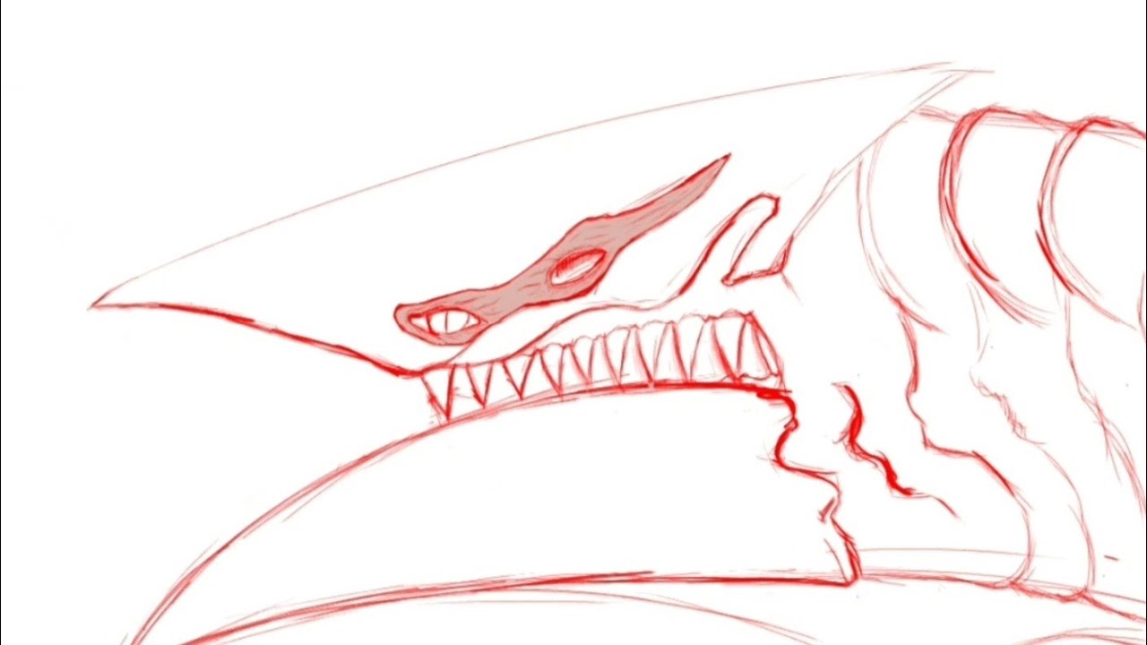 My first time drawing a custom dragon, time-lapse. - YouTube