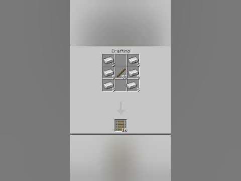 How to craft rail in Minecraft ? #minecraft #craftings #rail - YouTube