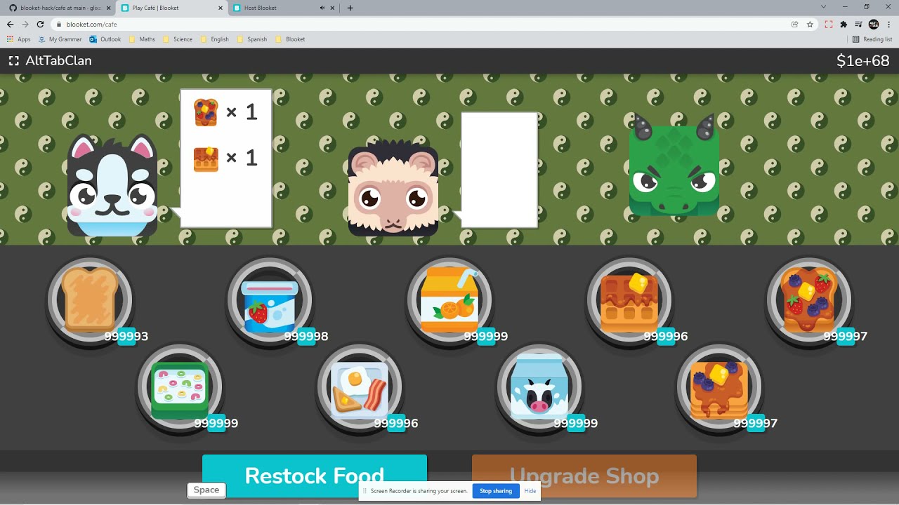 Hacking in Blooket (Cafe) - YouTube