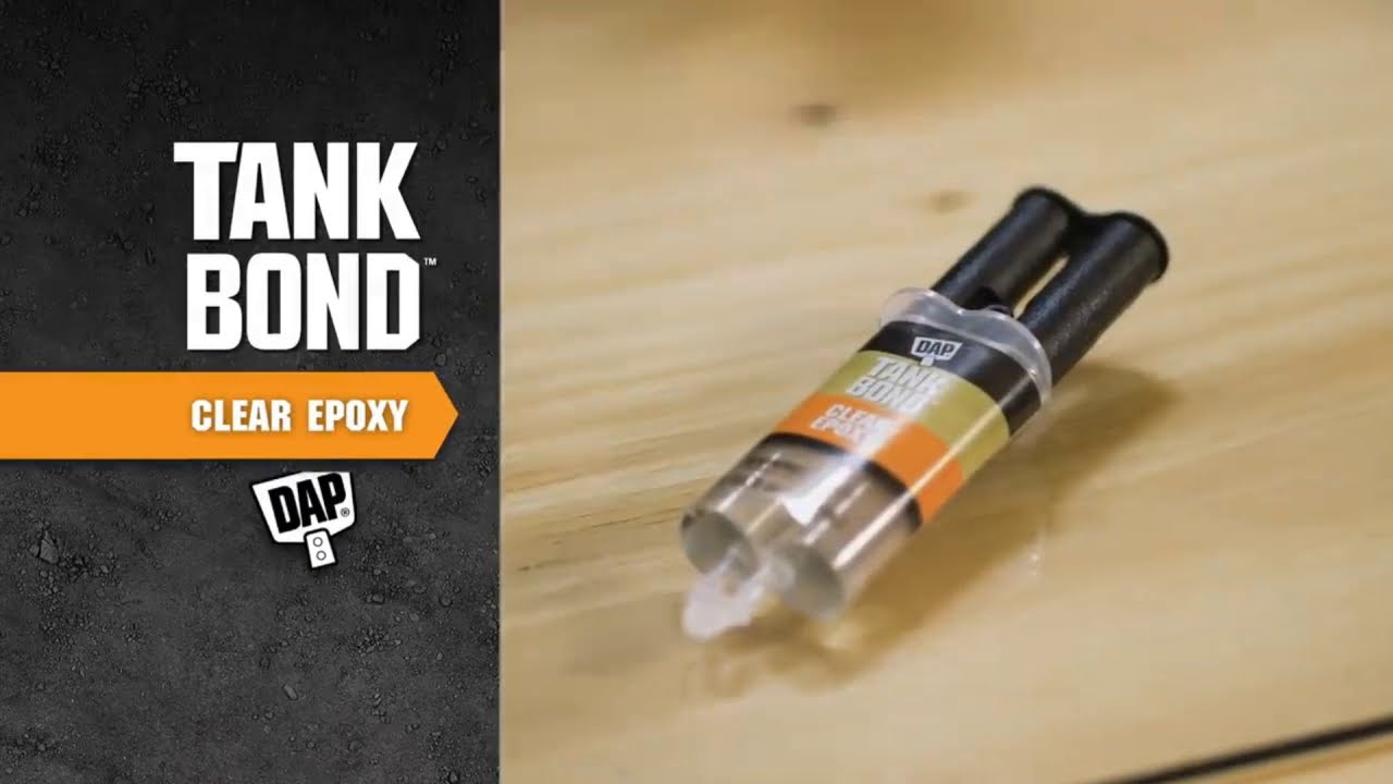 DAP Tank Bond Clear Epoxy - YouTube