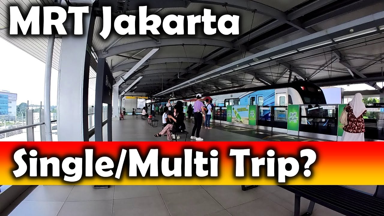 Cara Naik MRT Jakarta Trip Menuju Istora Mandiri dari Lebak Bulus Grab - YouTube