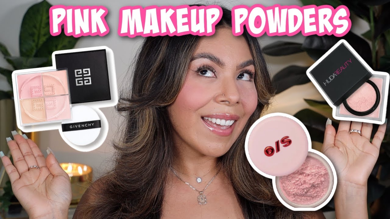 COMPARING THE MOST VIRAL 💕PINK💕 MAKEUP POWDERS! REVIEW+ DEMO - YouTube