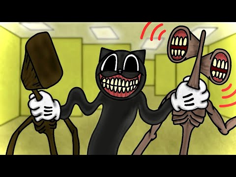 SIREN HEAD vs CARTOON CAT - Part 5 (Backrooms)