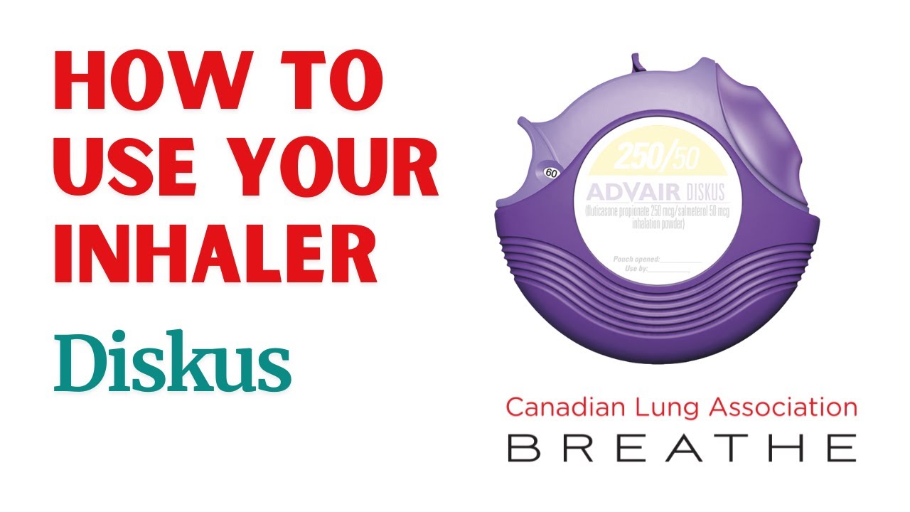 How to use your Diskus inhaler - YouTube