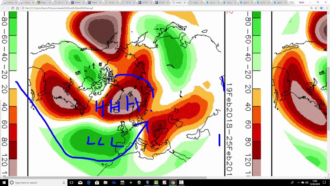 Sudden Stratospheric Warming Occurring Right Now (12/02/18) - YouTube