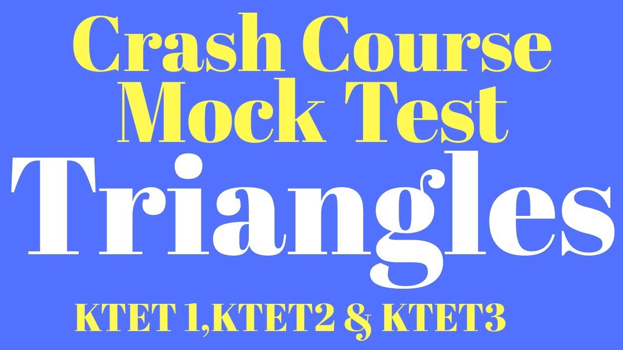 KTET previous year question papers and answer key||Triangle - YouTube