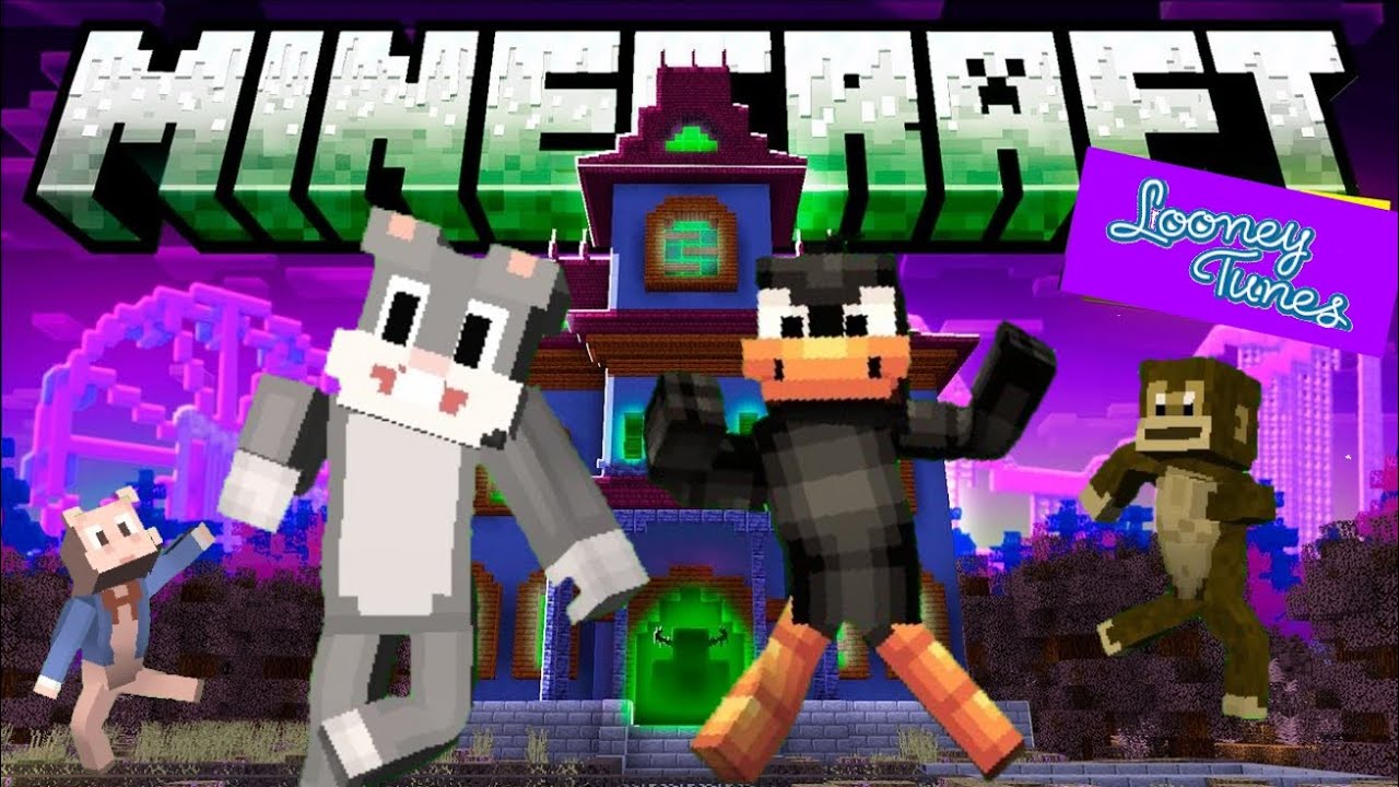 Minecraft looney tunes ( o vizinho maluco) - YouTube