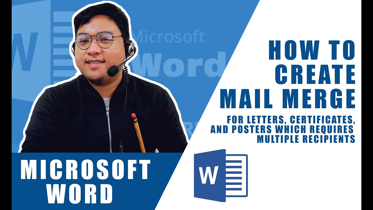Mail Merge Tutorial | Microsoft Word - YouTube