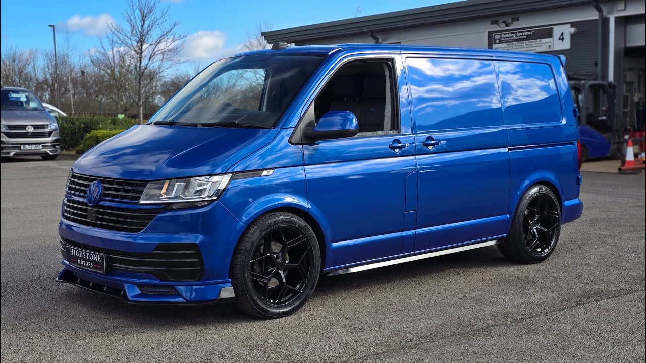 vw transporter t6.1 panel van modified - YouTube