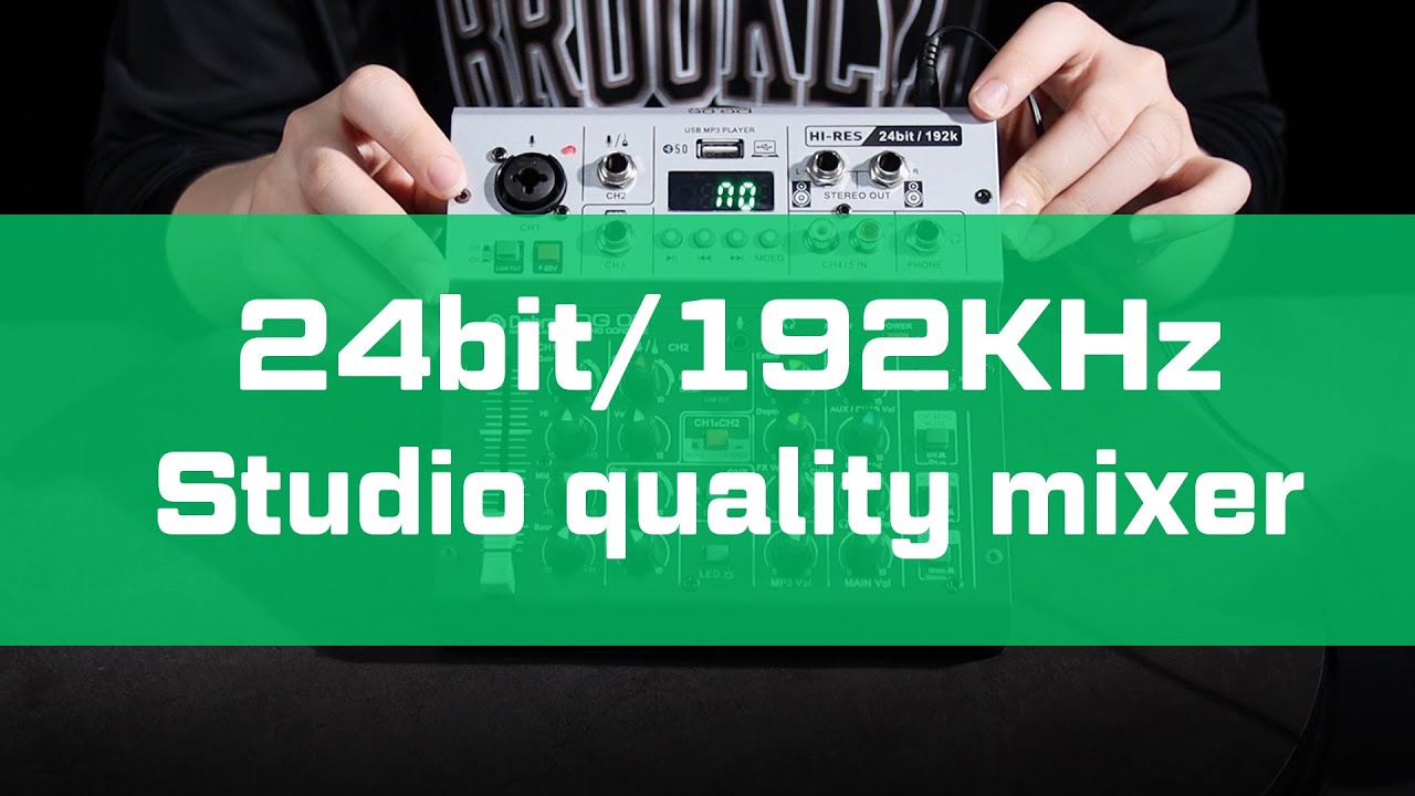 How to use D Debra Audio DG-05 mixer - YouTube